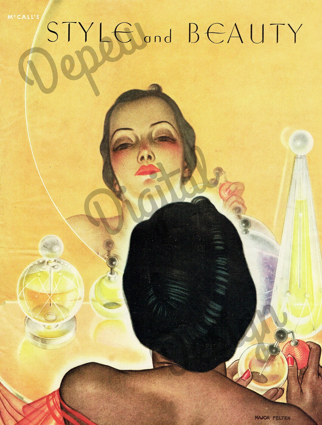 1930s Makeup Ads