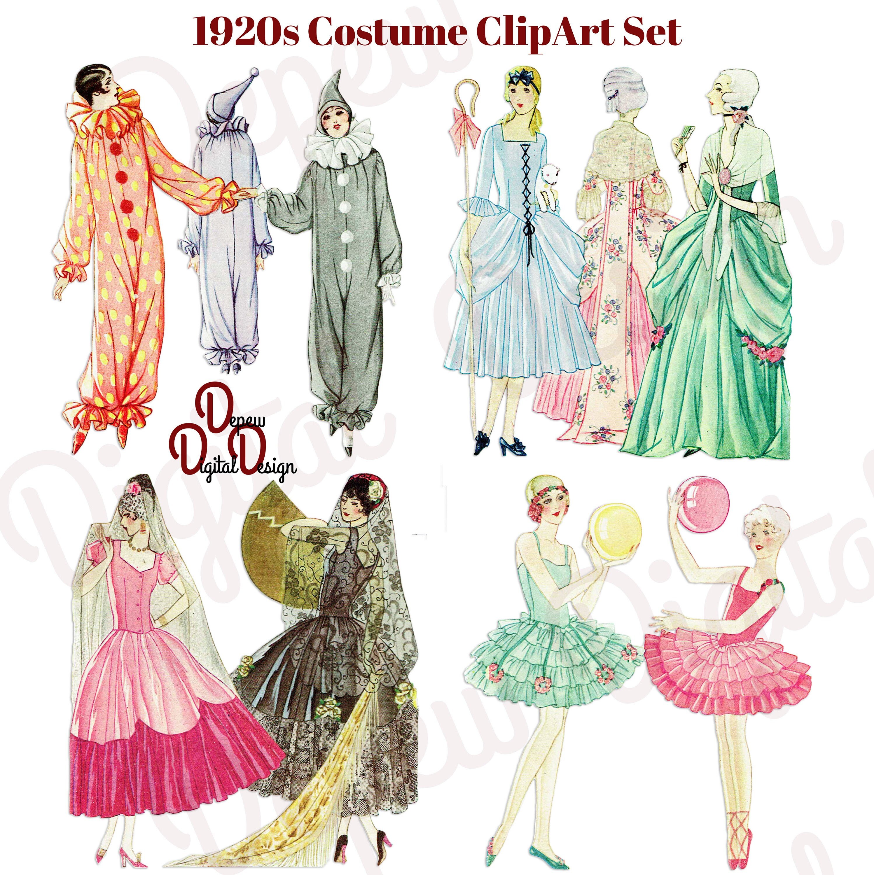 Halloween Costume Party Clip Art