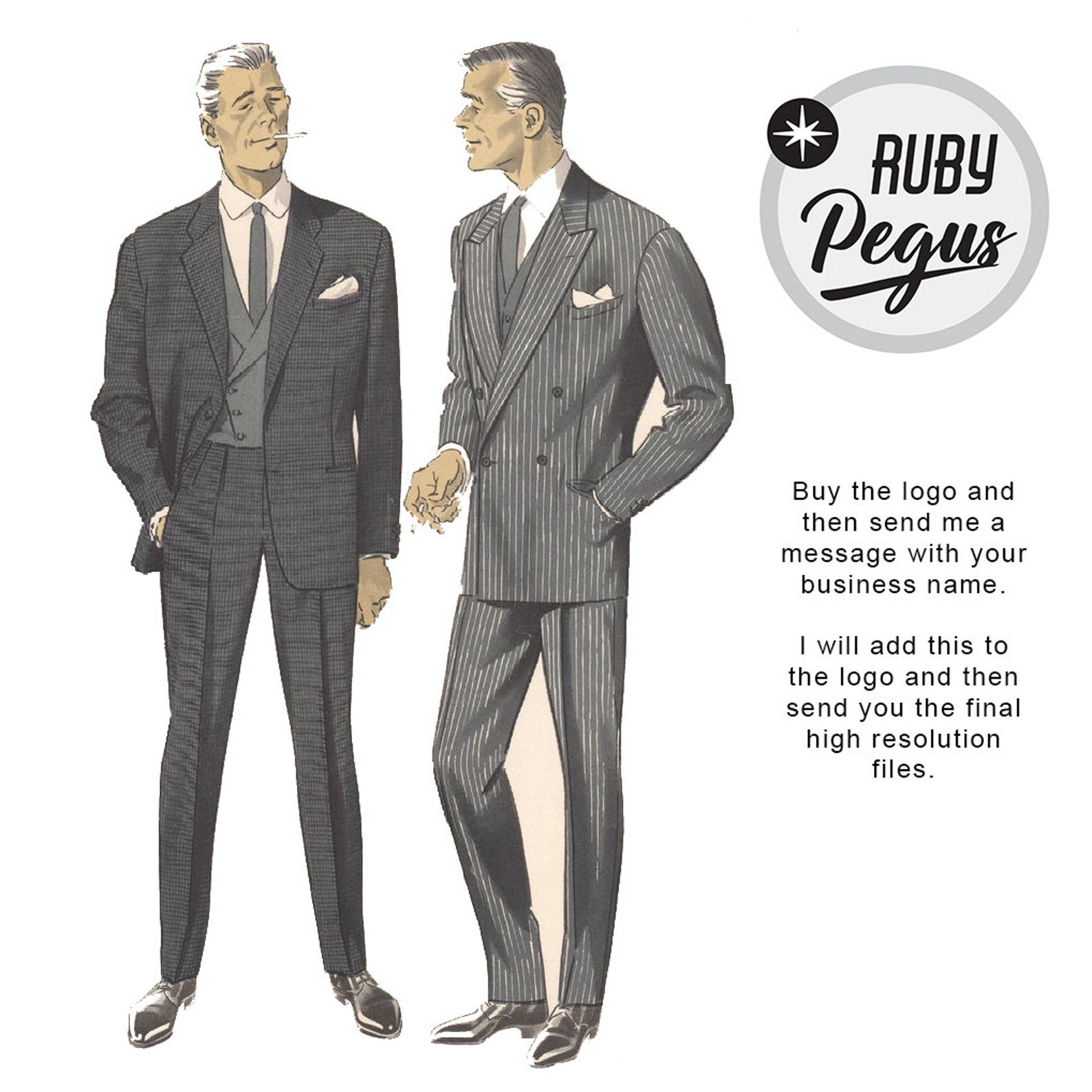 Vintage 1950 Logo, Retro Logo Design, Logo Design, Business Logo Design ...