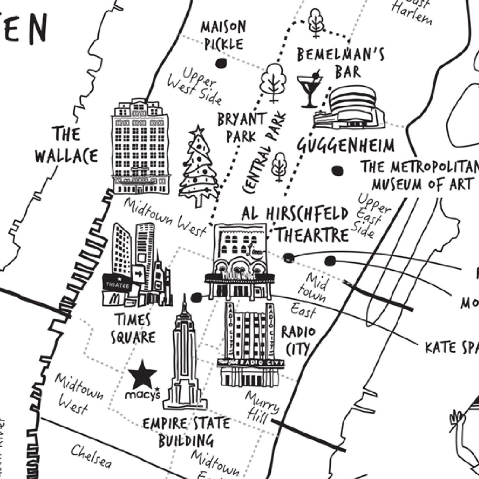 Illustrated Maps, Custom Maps, Hand Drawn Style Maps, Weddings Maps ...