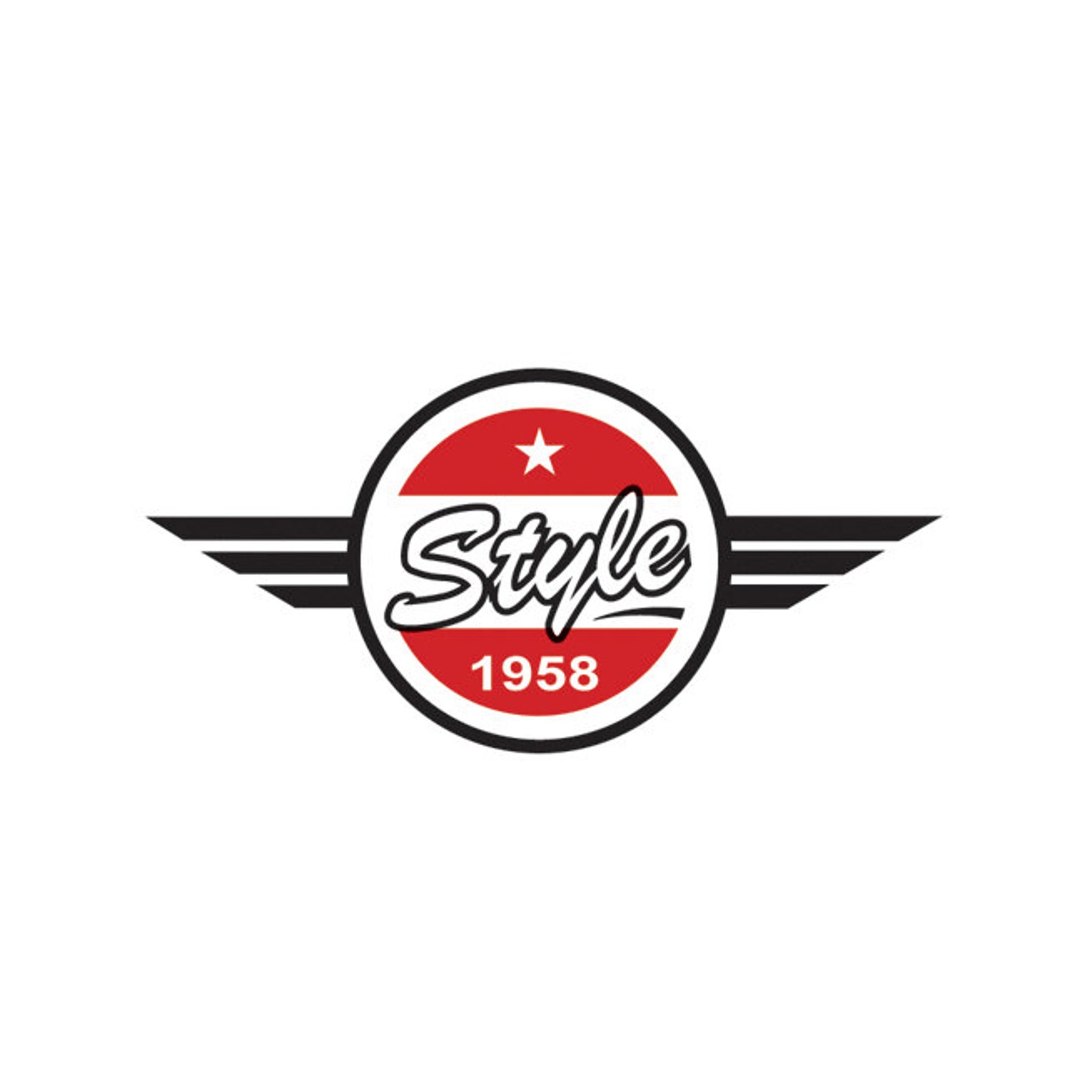 Retro Logo, Vintage Logo, 1950's Logo, Dinner Logo, Old Style Logo ...