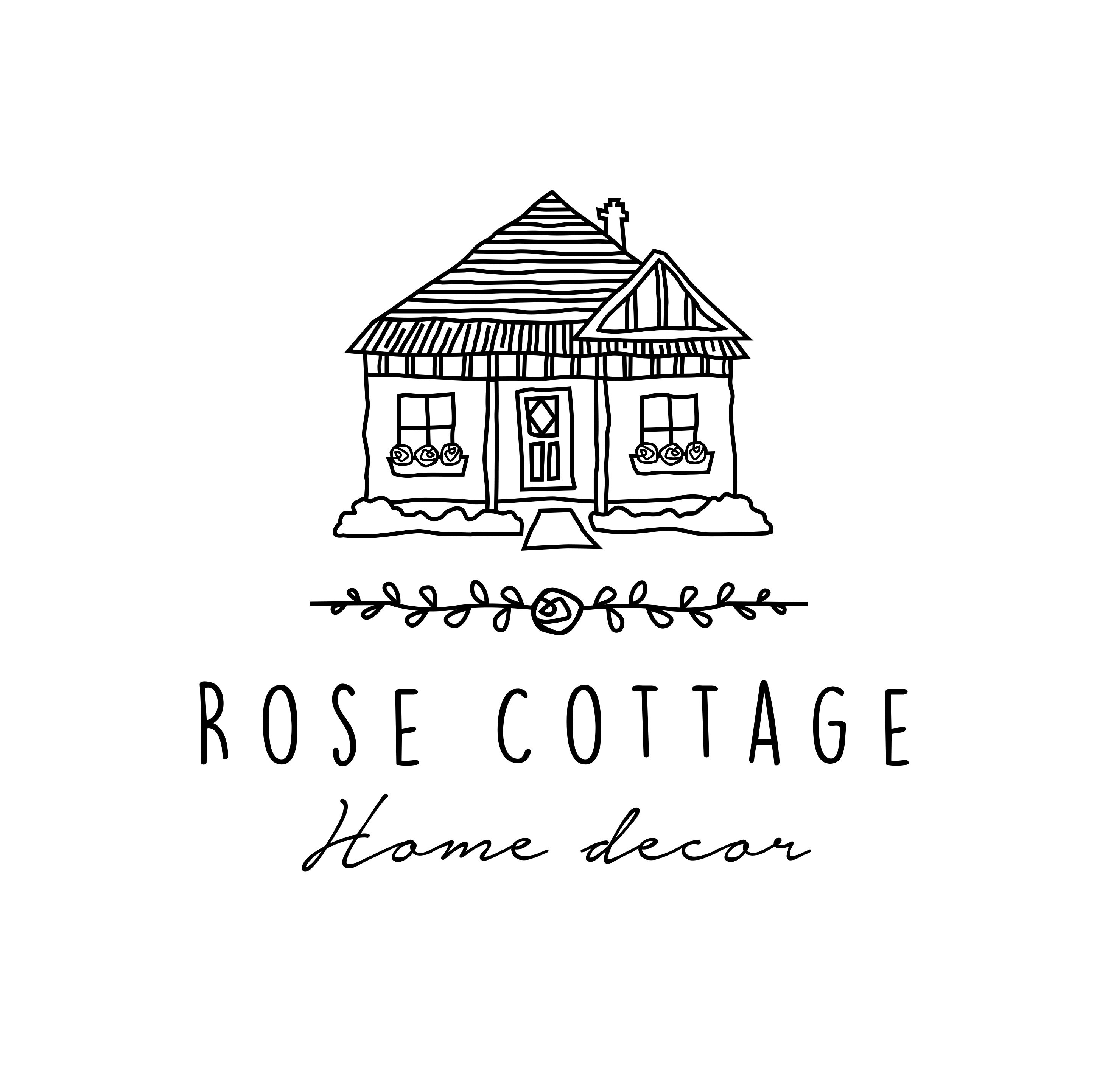 House Logo, Cottage Logo, Rose Cottage Logo, Australian House, Home ...