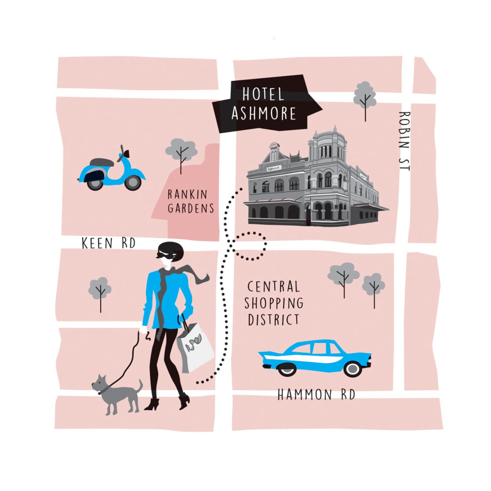 Custom Hand Drawn Style Maps Created for Various Events and Occasions ...