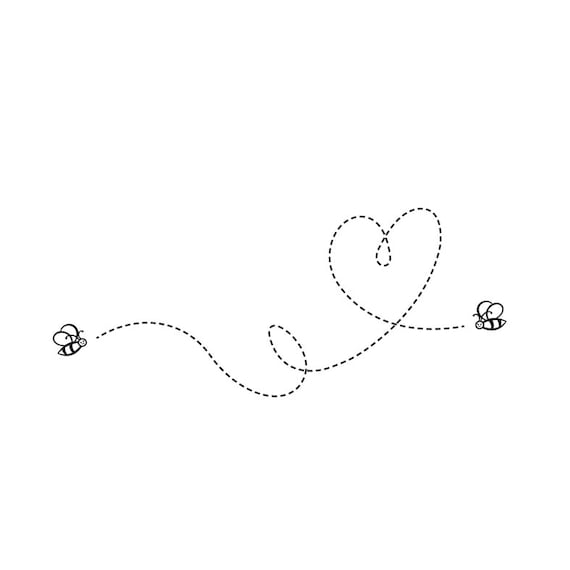 Bee Buzz Trail Heart