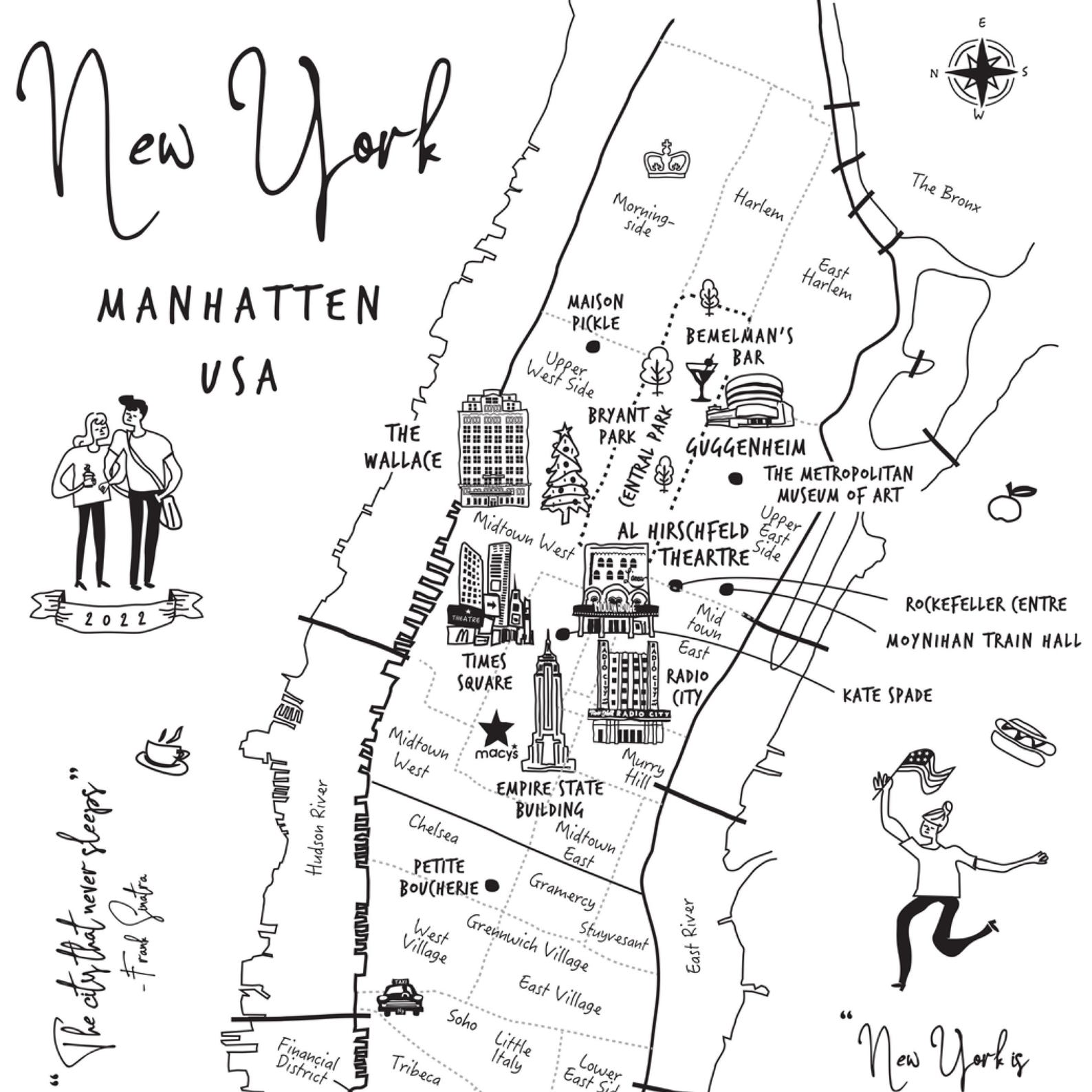 Illustrated Maps, Custom Maps, Hand Drawn Style Maps, Weddings Maps ...