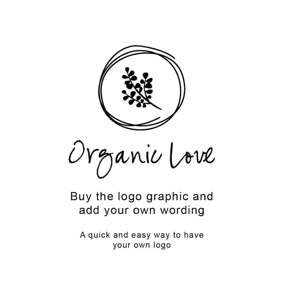 Organic Logo, Custom Logo, Professional Business Logo, Environment Logo ...