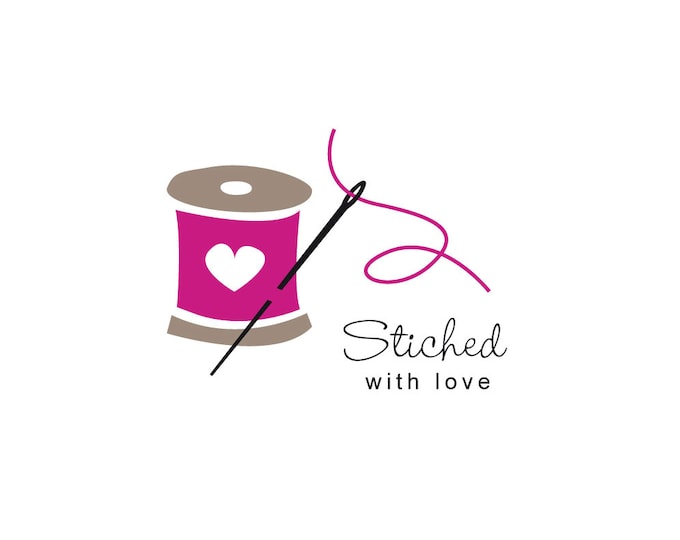 Sewing Logo Customised to Your Own Business Name. - Etsy
