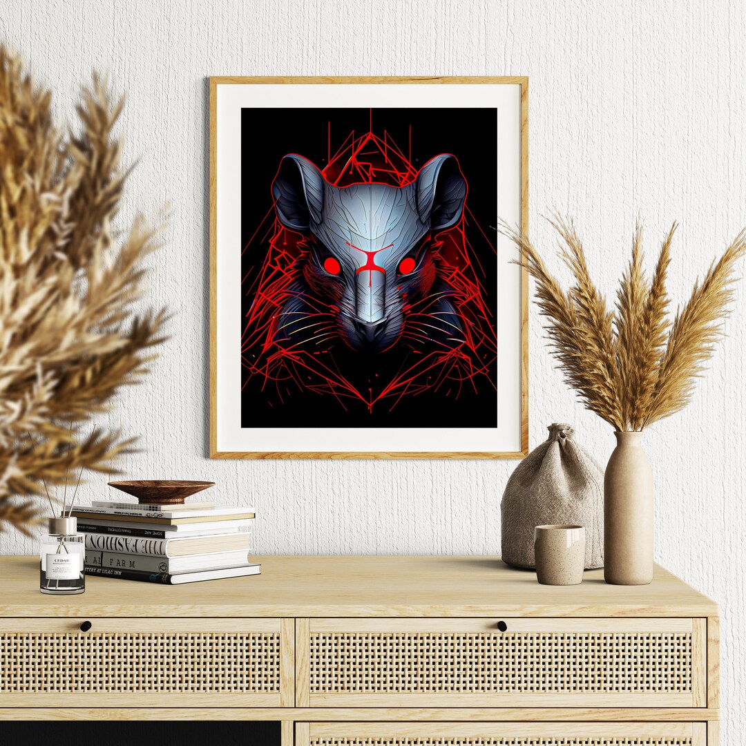 Cyber Rat 3 Digital Downloadable Print Instant Download Anti-malware ...