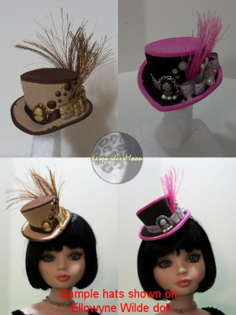 Tiny Top Hat 1011 PDF Pattern and Instructions - Etsy