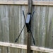 Wall or Fence Mounted Fire Pit Lid Stand Rack for Holding Firepit Lid ...