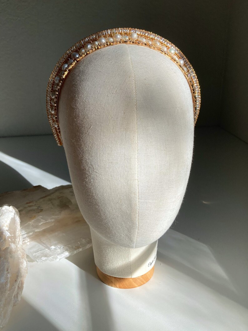 Boleyn Stacked Crown Gold Headband Trio Stackable Hair - Etsy