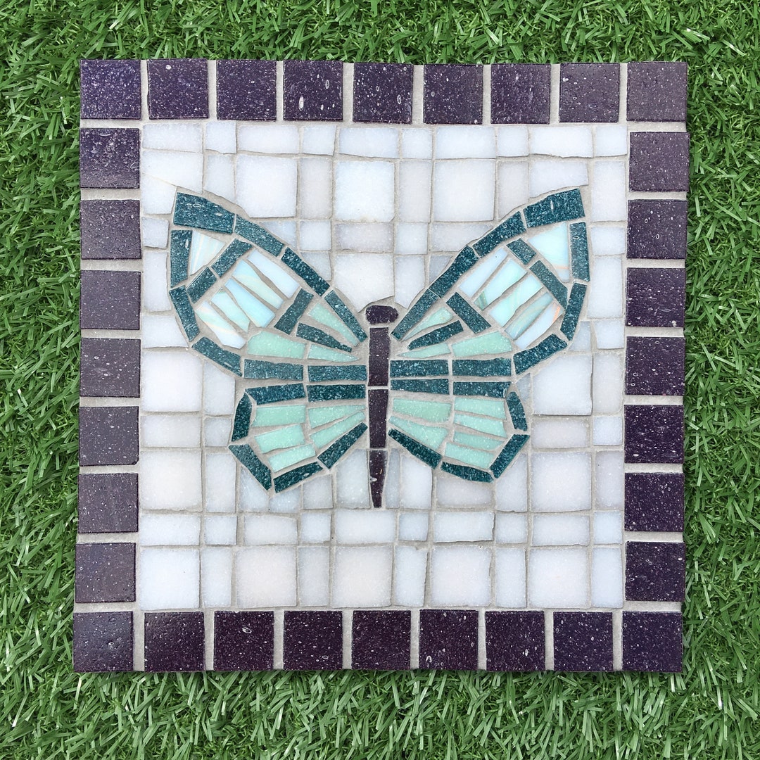 Butterfly , Mosaic Kit, Crafts, Home Decor - Etsy