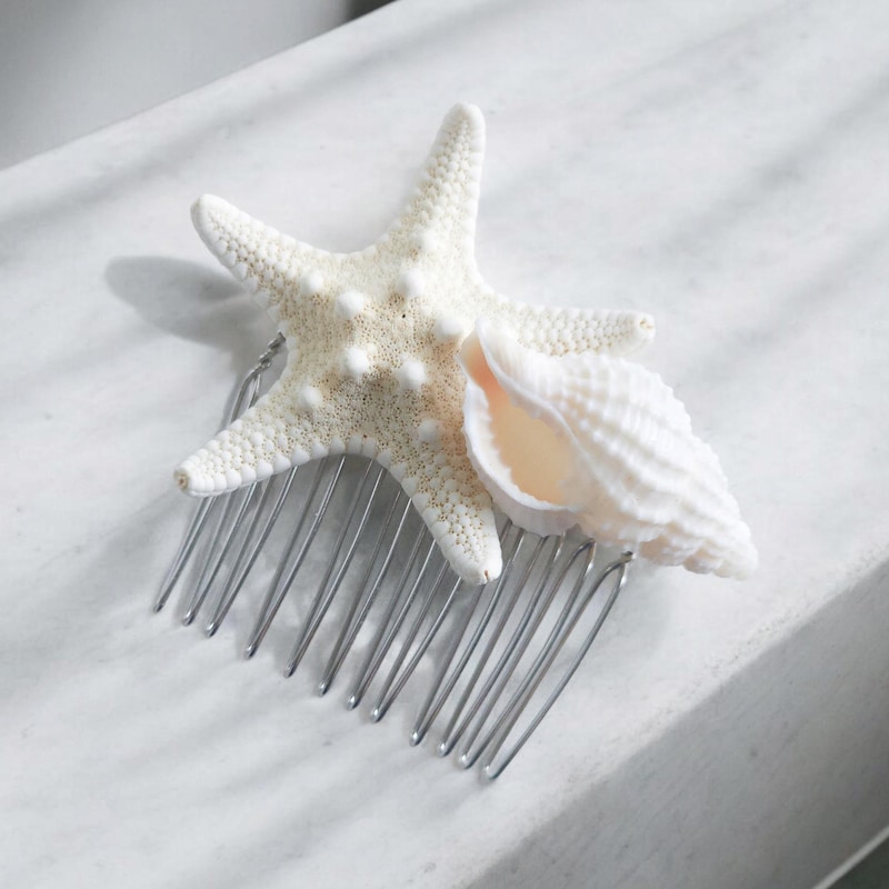 Starfish Hair Comb - Etsy