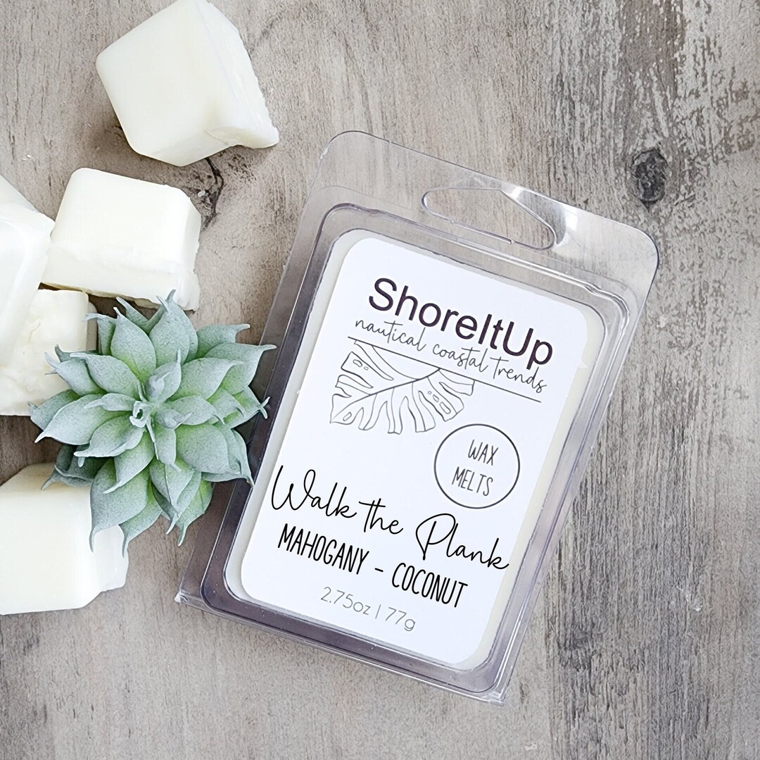 Walk the Plank Wax Melts, Mahogany Coconut Beach Melts, Beach Wedding ...