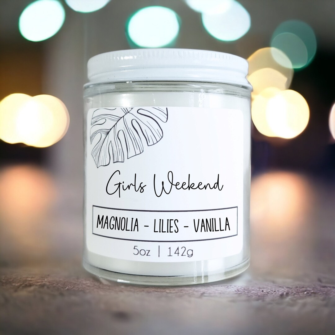Girls Weekend Wood Wick Candle: Coastal Home Fragrance - Magnolia ...