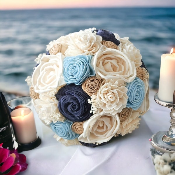 Beach Wedding Bouquet - Etsy