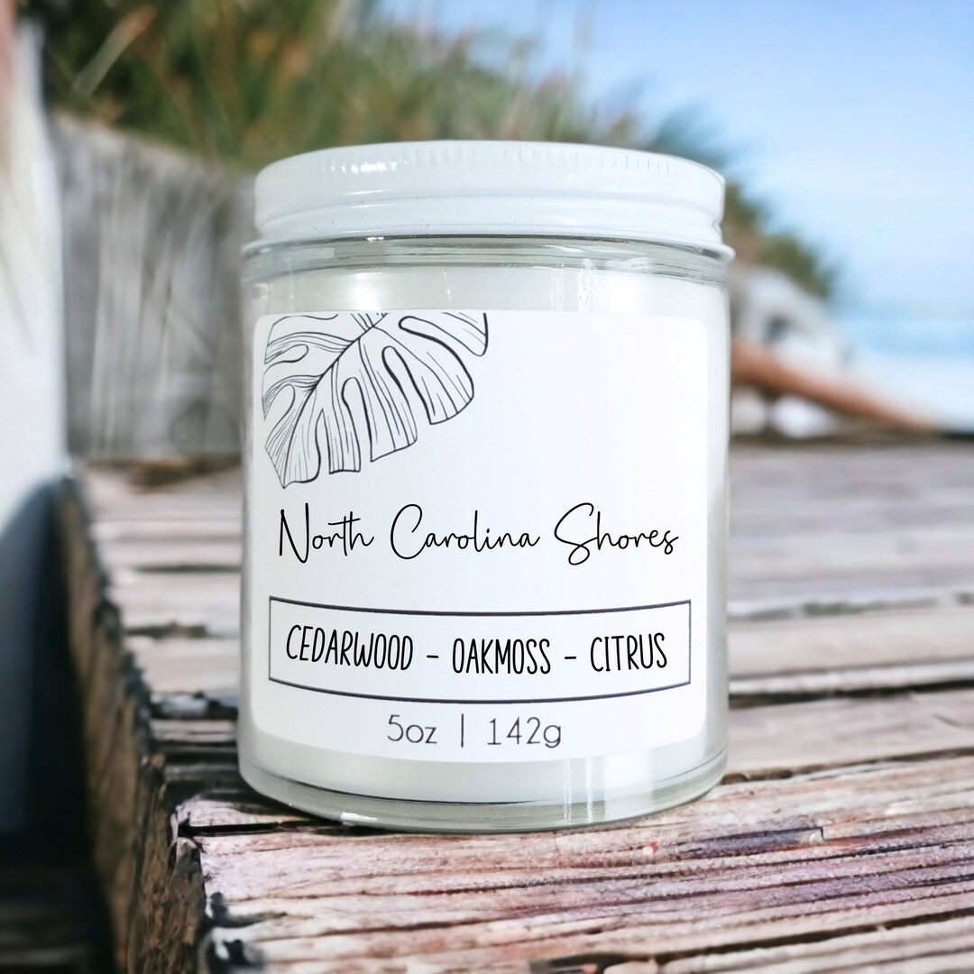 North Carolina Shores, Oakmoss, Citrus, Cedar, Teakwood, Wooden Wick ...