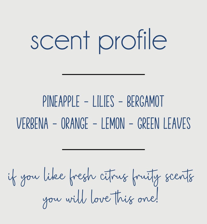 Key West Breeze Wood Wick Candle: Tropical Pineapple Coastal Home ...