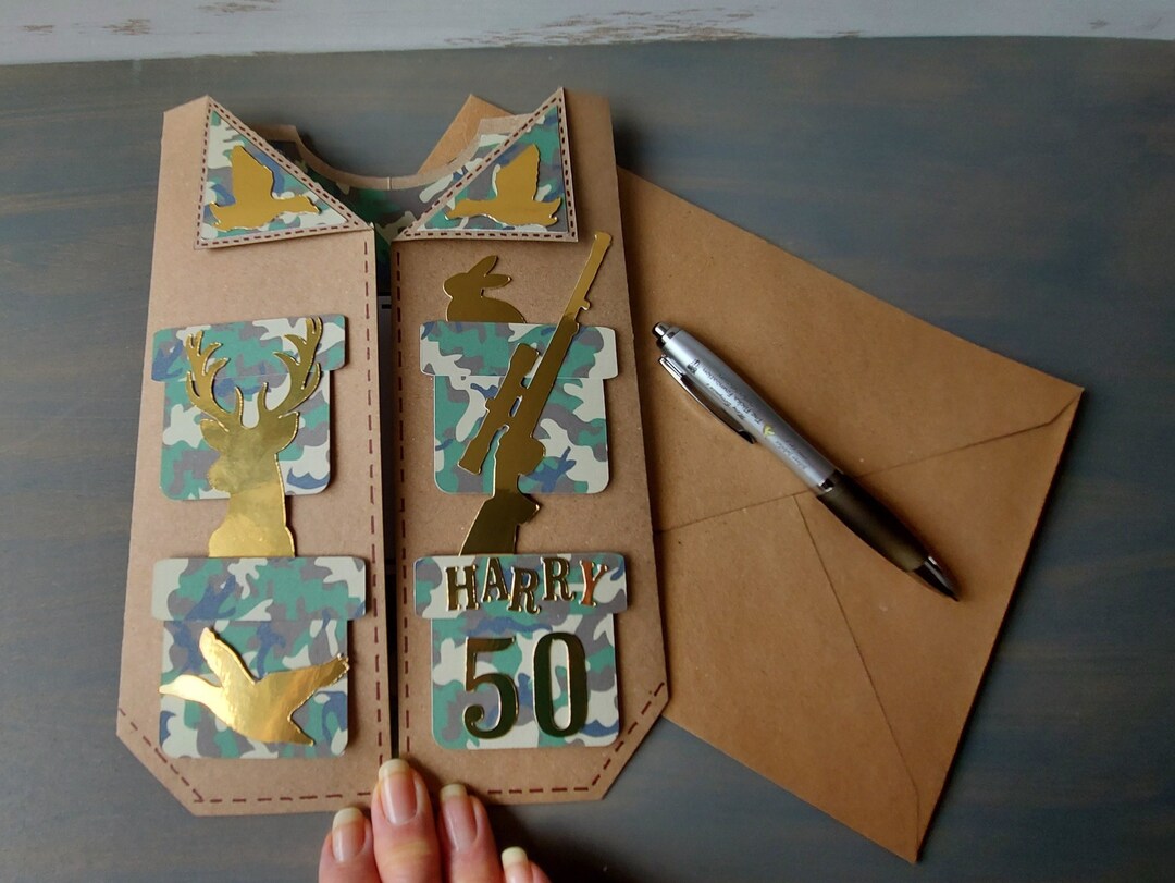 Hunting or Shooting Themed Card. Large Personalised Card for - Etsy