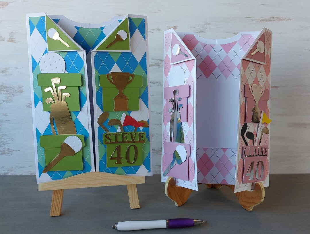 Large, Handmade, GOLF, GOLFING Personalised Birthday Card - Etsy