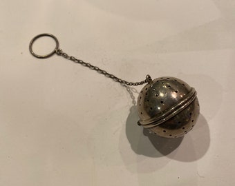 Antique Blackinton Sterling Silver All Over Repousse Tea Ball Teaball ...