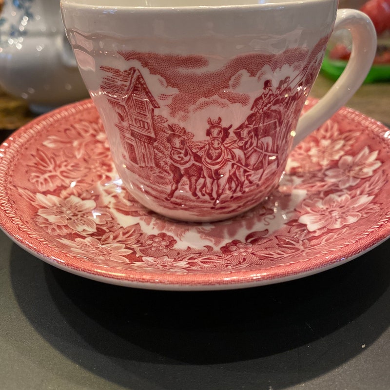 Red Tea Cups - Etsy