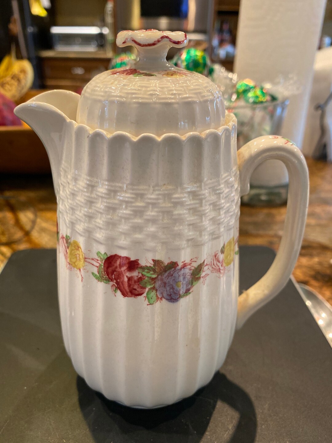 Copeland Spode Rose Briar Rare Syrup Pitcher Vintage - Etsy
