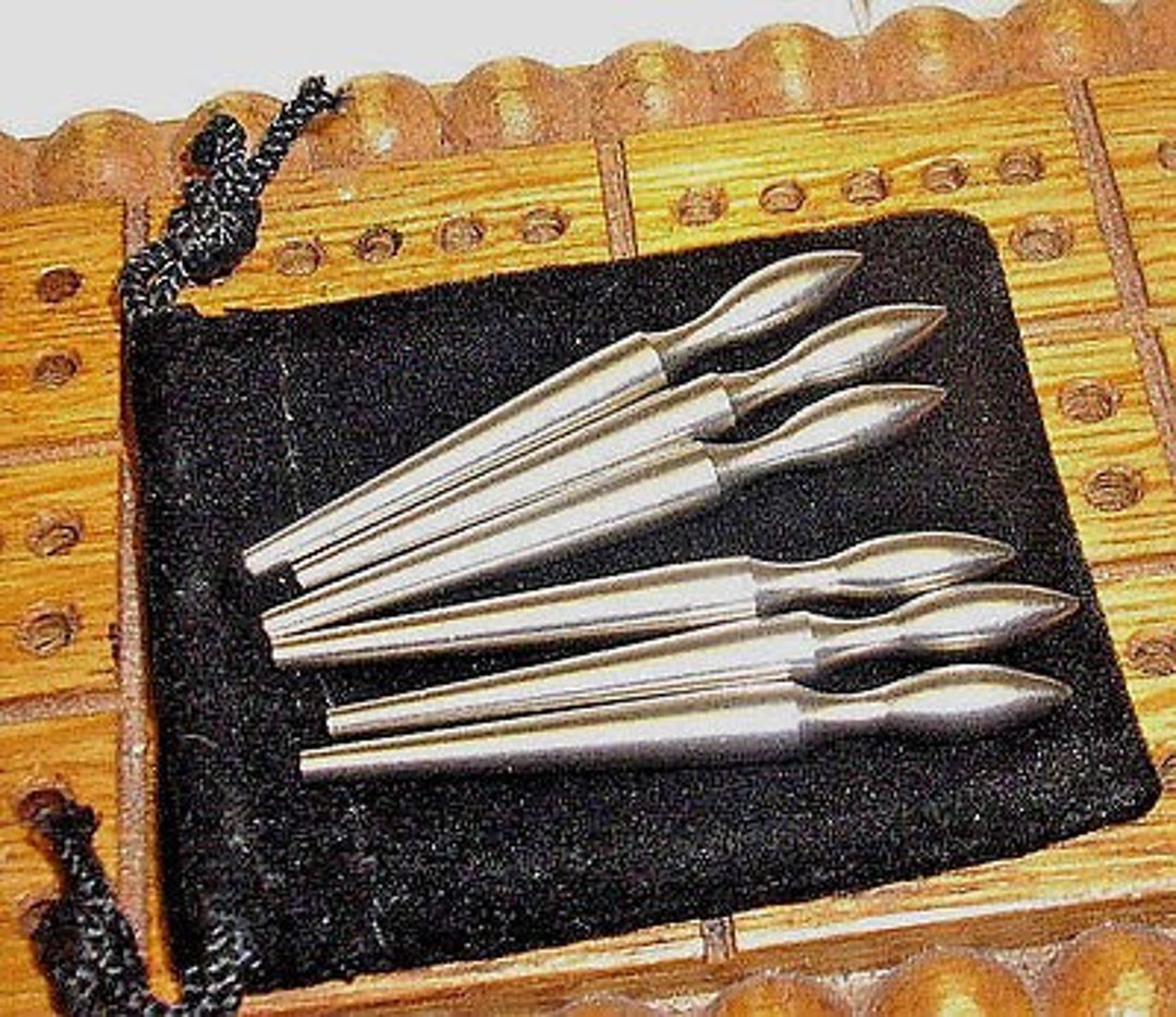 6 Cribbage Board Pegs Silver Metal Pegs 2 Tall Free Velvet Pouch - Etsy