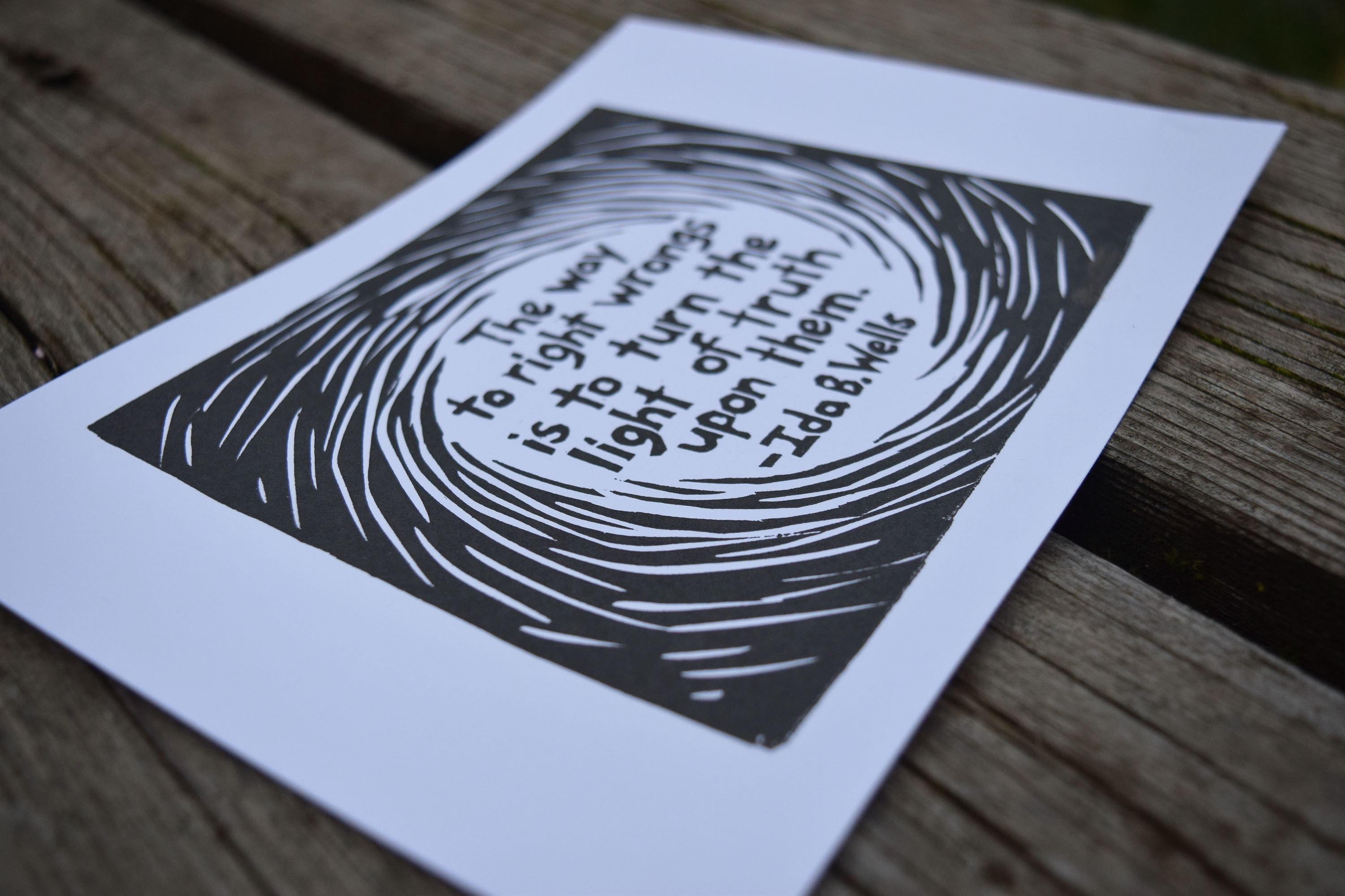 Ida B. Wells Quote Print - Etsy