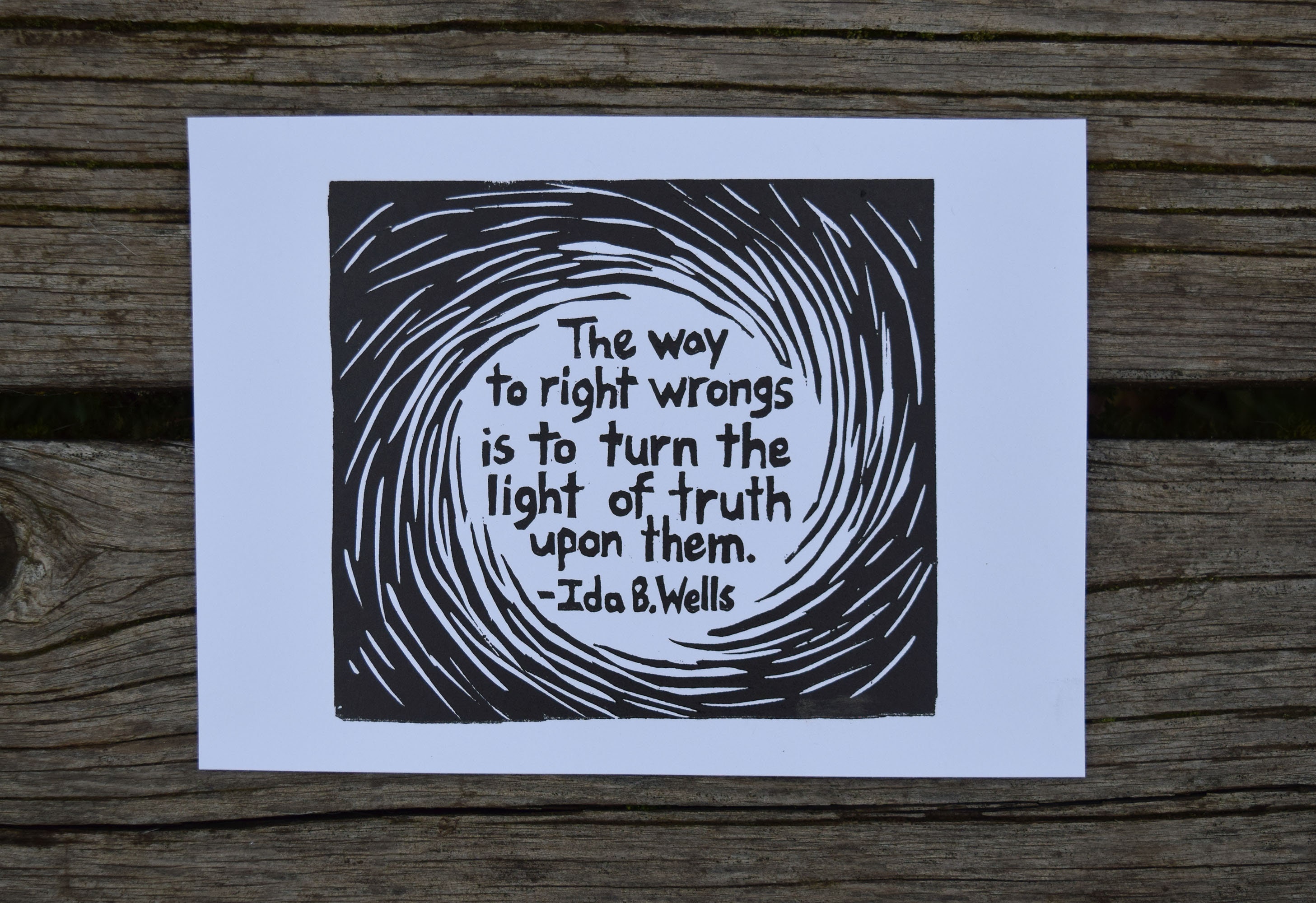 Ida B. Wells Quote Print - Etsy