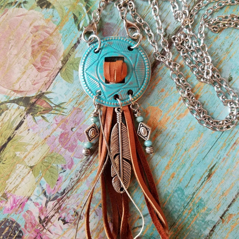 Concho Necklace - Etsy