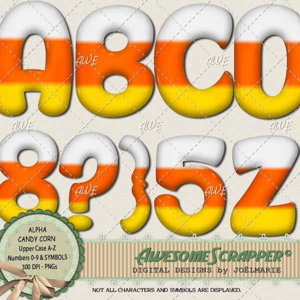 Candy Corn Design - Etsy