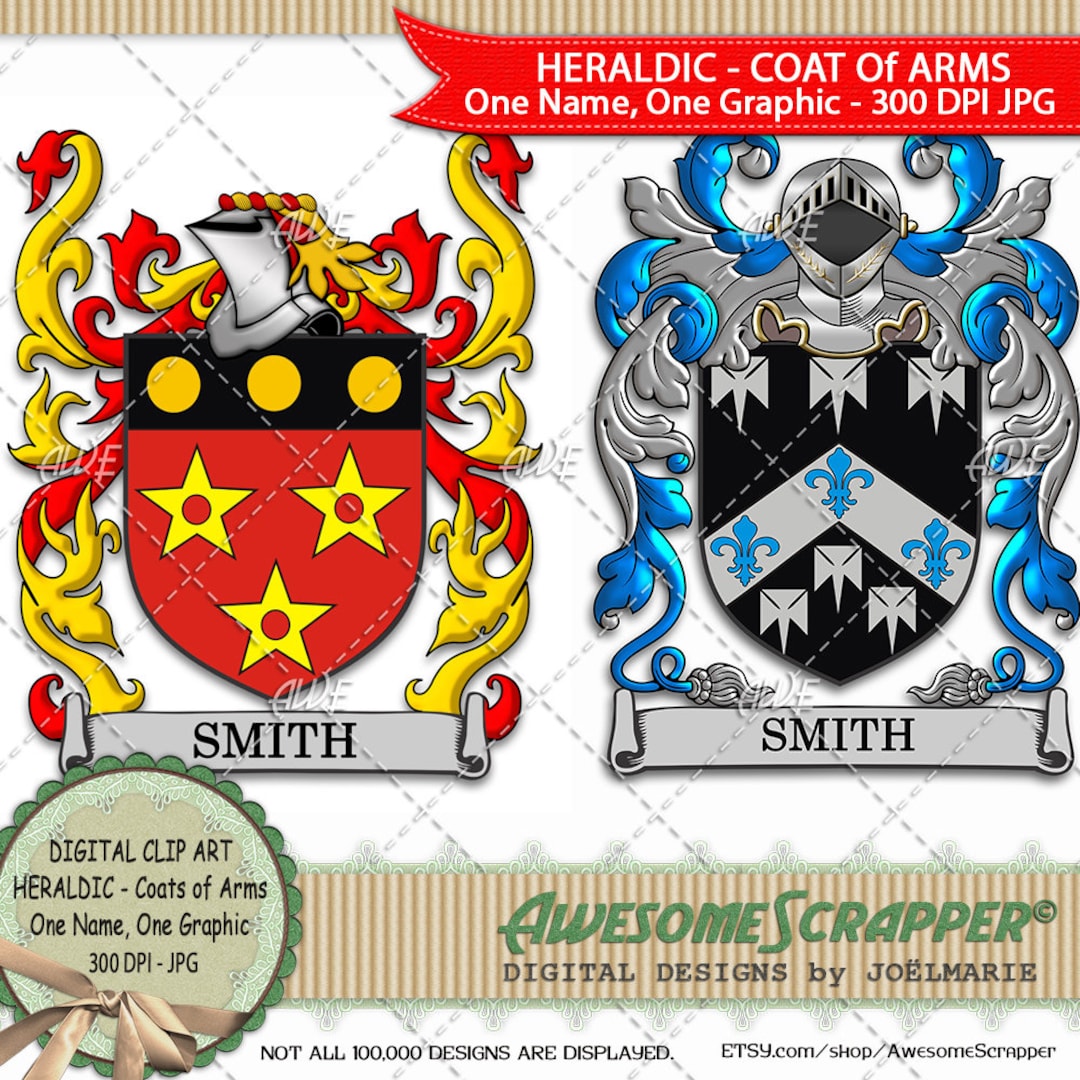 Heraldic Coats of Arms Digital Art by Awesomescrapper - High Quality ...