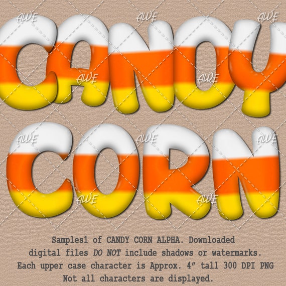 Candy Corn Letters Free Printable Halloween Candy Corn Alphabet And