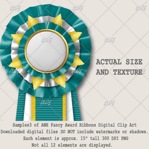 Fancy Award Ribbons Digital Clip Art by Awesomescrapper - High Quality ...
