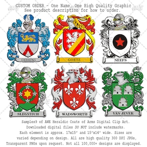 Heraldic Coats of Arms Digital Art by Awesomescrapper - High Quality ...