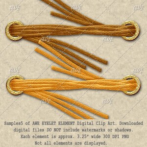 Eyelet Elements Digital Clip Art by Awesomescrapper - High Quality, 300 ...