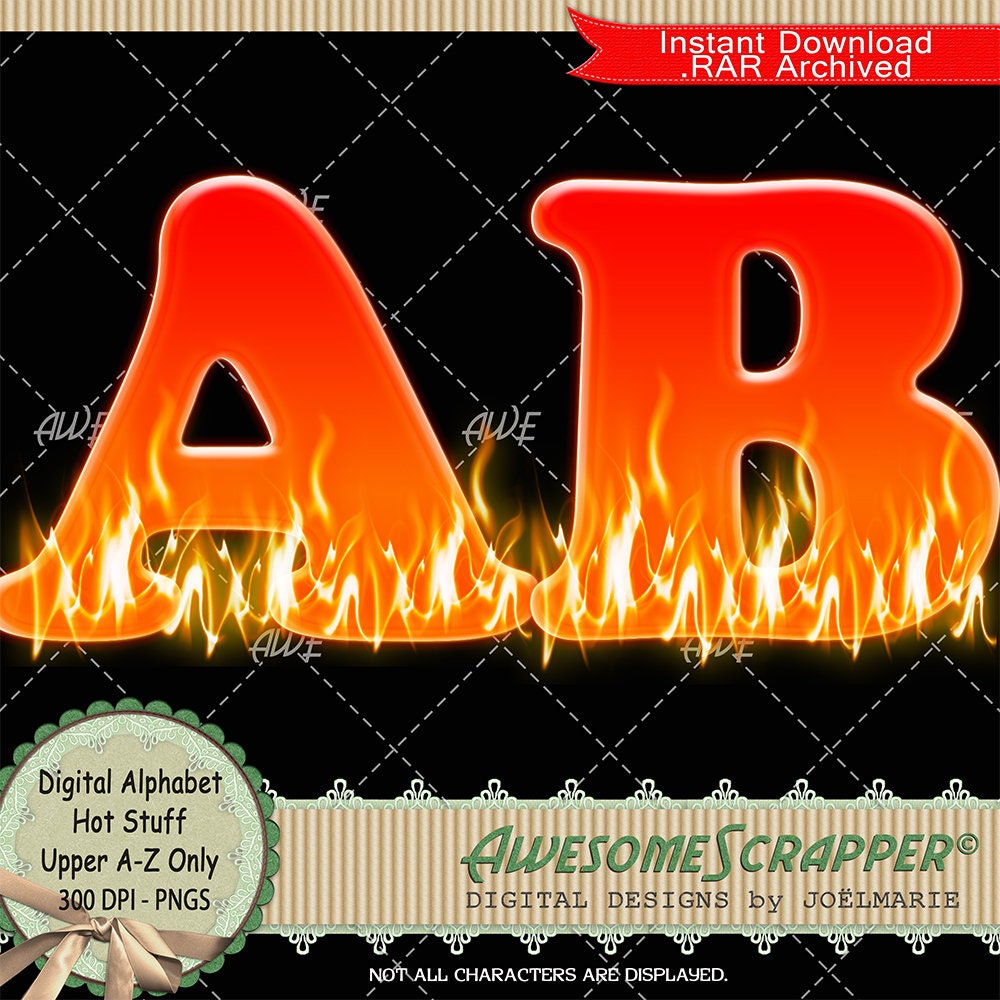 Fire Letters A Z