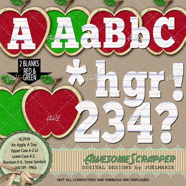 Digital Alphabet - Etsy