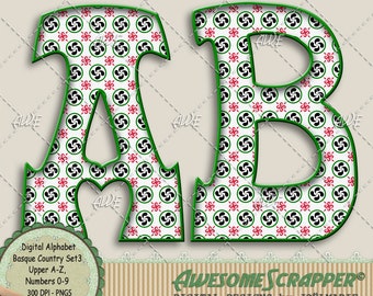 Basque Alphabet - Etsy