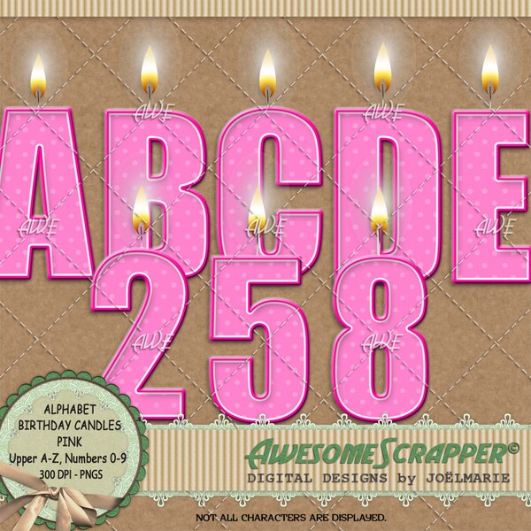 Candles Birthday Card - Etsy