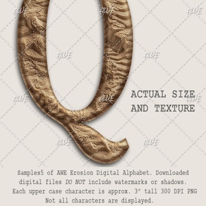 Erosion Digital Alphabet by Awesomescrapper, High Quality 300 DPI Pngs ...