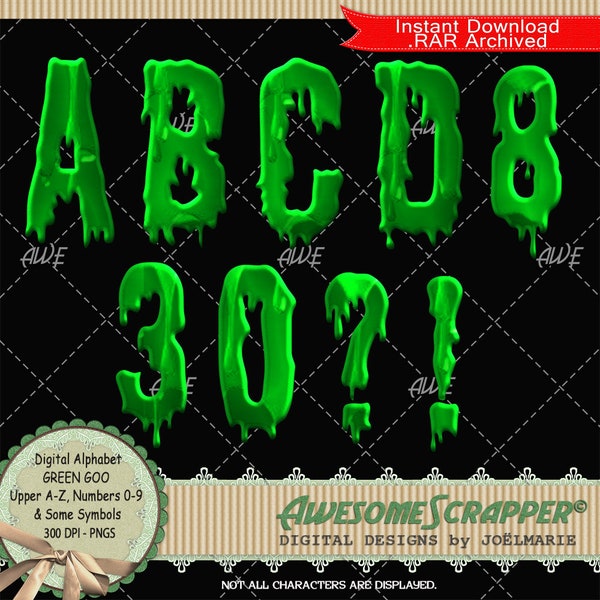 Digital Alphabet - Etsy