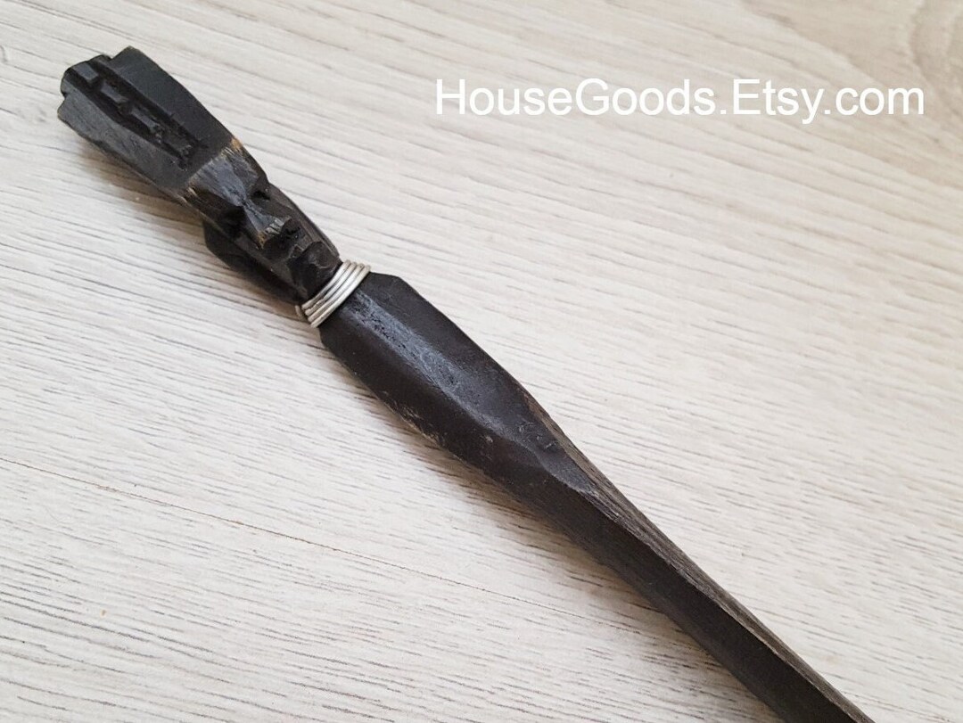 Vintage briefopener hout briefopener Afrikaanse briefopener envelop mes ...