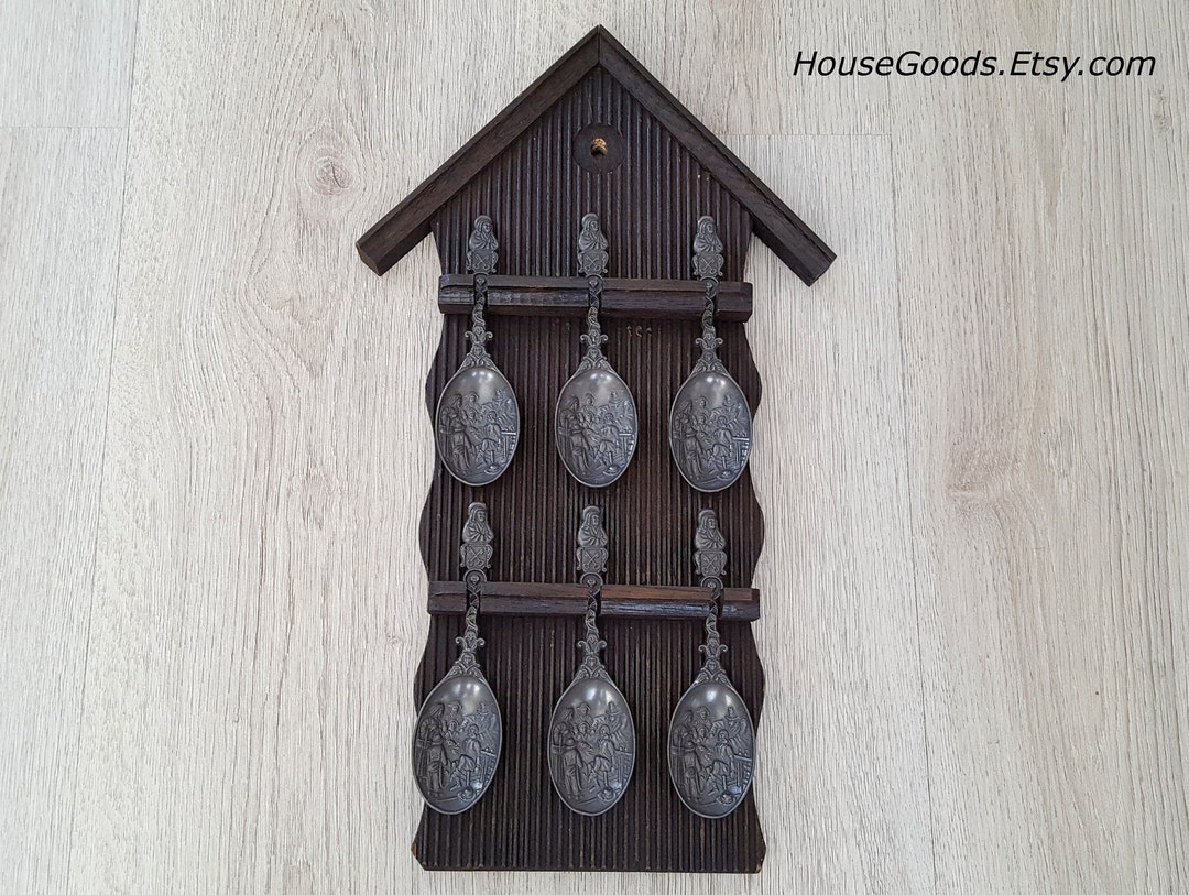 Vintage Spoons Rack Dutch Spoons Rack With Pewter Spoons Jan Steen the ...