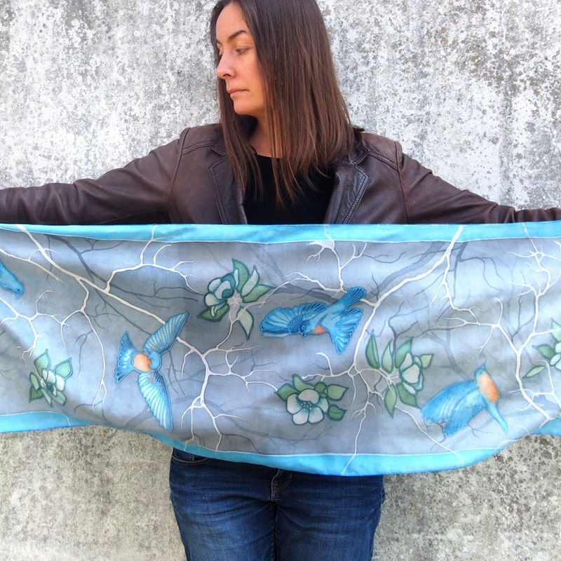 Bird Scarf - Etsy