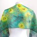 Fern Silk Scarf Firefly Insect Hand Painted on Silk Scarves. - Etsy