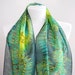 Fern Silk Scarf Firefly Insect Hand Painted on Silk Scarves. - Etsy