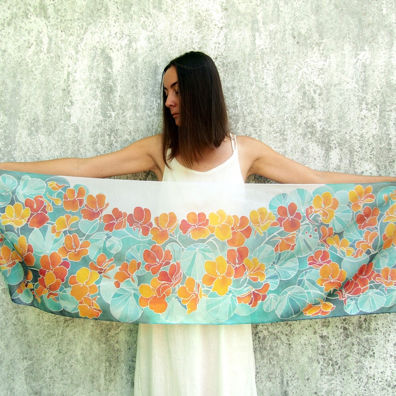 Turquoise Scarves - Etsy