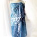 Big Blue Scarf XL Scarves Hand Painted on Silk Bathing Suit - Etsy